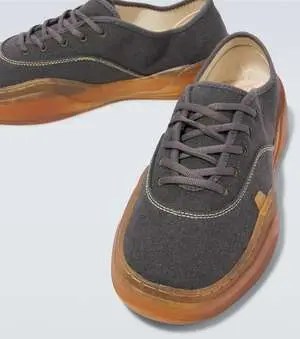 ERL Canvas Low-top Sneakers - Black