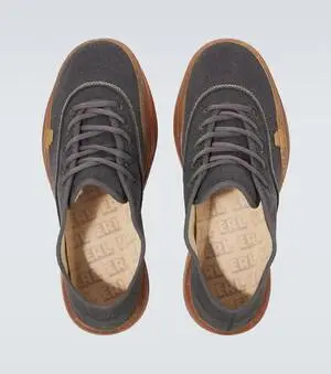 ERL Canvas Low-top Sneakers - Black