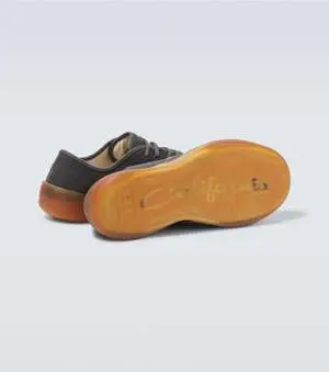 ERL Canvas Low-top Sneakers - Black