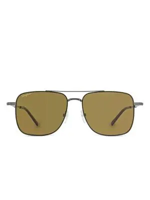 FERRAGAMO 266 Pilot-frame Sunglasses - Grey