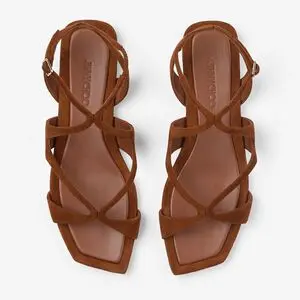 JIMMY CHOO Ayla Suede Flats - Neutral