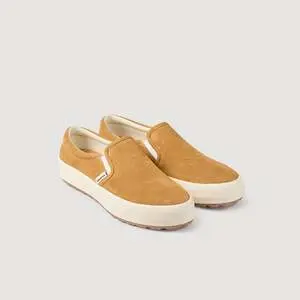Sandro Split Leather Slip-ons