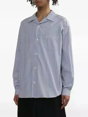 Comme Des Garçons Striped Button-up Shirt