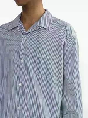 Comme Des Garçons Striped Button-up Shirt