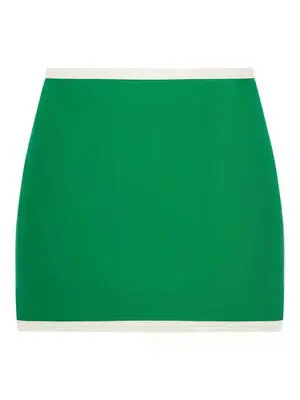 PILZER Mini Skirt With Contrasting Trim