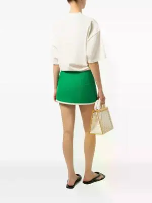 PILZER Mini Skirt With Contrasting Trim