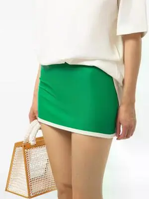 PILZER Mini Skirt With Contrasting Trim