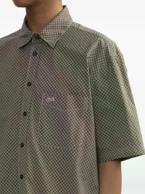 ERL Check-pattern Short-sleeve Shirt