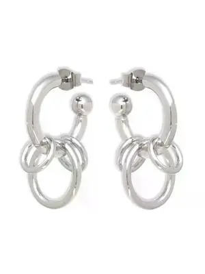 JUSTINE CLENQUET Jen Earrings - Silver