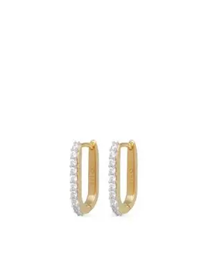 MISSOMA Crystal-embellished Hoop Earrings