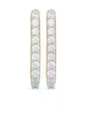 MISSOMA Crystal-embellished Hoop Earrings