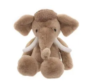 CHARLIE BEARS Soft Plush Wally Mammoth In Oatmeal Brown