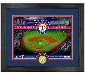 HIGHLAND MINT Texas Rangers Bronze Coin Stadium Photo Mint - One-color