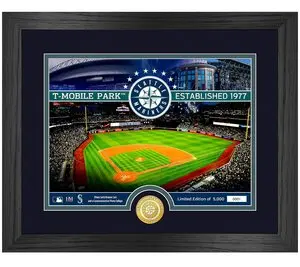 HIGHLAND MINT Seattle Mariners Bronze Coin Stad Ium Photo Mint - One-color