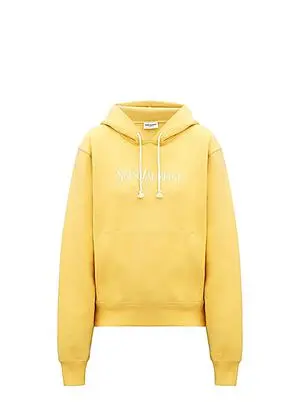 Saint Laurent Saint Laurent Relaxed Fit Hoodie - Yellow