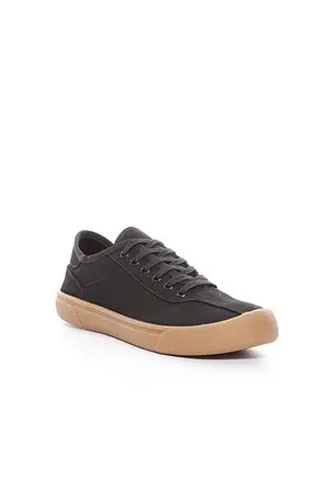 THE ROW Canvas Lace-up Sneakers - Black