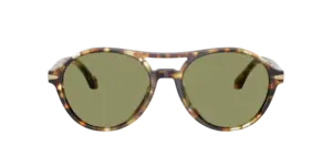 Giorgio Armani Round Eyeglasses - Yellow Havana