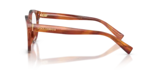 Dolce & Gabbana Phantos Eyeglasses - Striped Ginger