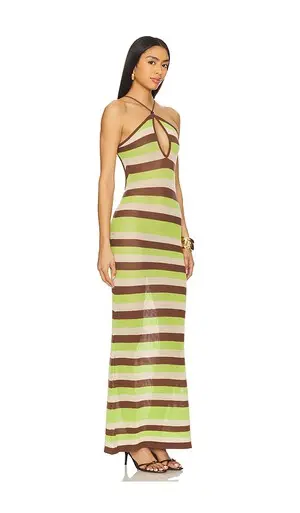 SEVEN WONDERS Hazel Maxi Dress - Lime Multi
