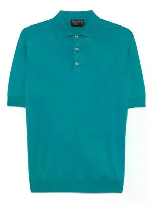 DELL'OGLIO Cotton Polo Shirt - Green