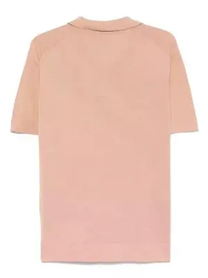DELL'OGLIO Cotton Polo Shirt - Neutrals