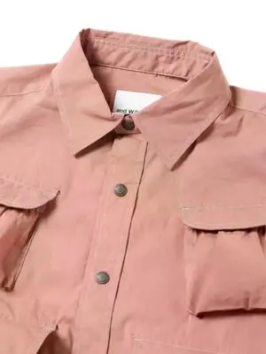 AND WANDER Cotton-blend Shirt - Pink