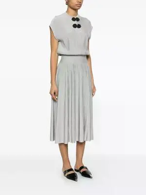 Emporio Armani Embellished Midi Dress