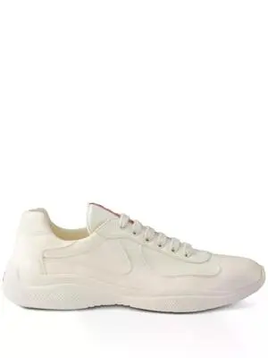 Prada America's Cup Nappa Leather Sneakers - Neutrals