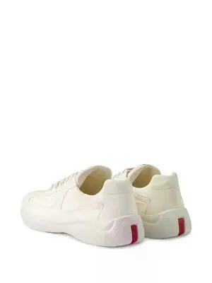 Prada America's Cup Nappa Leather Sneakers - Neutrals