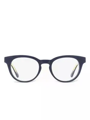 Omega Pantos-frame Eyeglasses - Blue