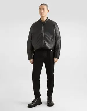 Dolce & Gabbana Padded Sheepskin Bomber Jacket