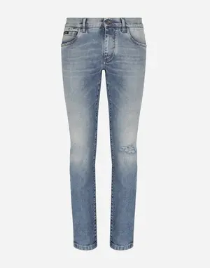 Dolce & Gabbana Light Wash Jeans For Men