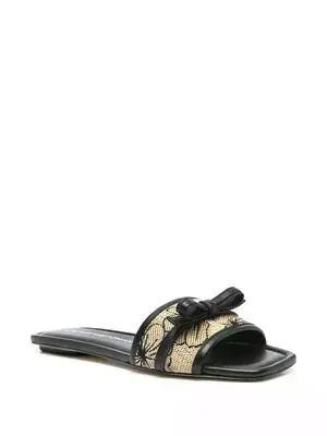 STUART WEITZMAN Floral-detail Slides