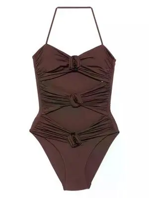 MAYGEL CORONEL Lantana One Piece Swimsuit - Brown