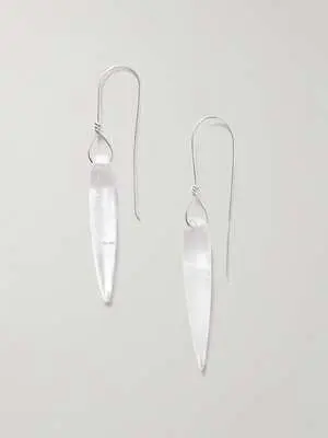 SOPHIE BUHAI Sophie Buhai Spear Quartz Drop Earrings Clear