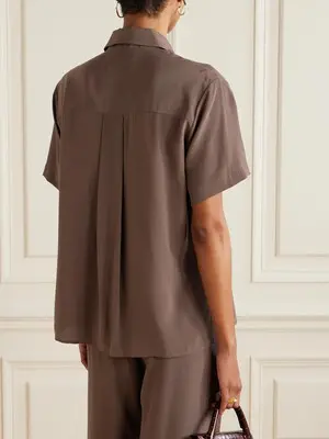 Matteau Silk Crepe De Chine Shirt