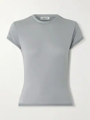 CDLP Stretch-lyocell T-shirt - Gray
