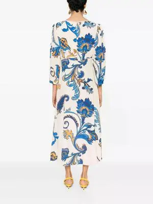 Etro Floral-print Midi Dress