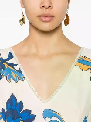 Etro Floral-print Midi Dress