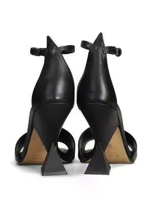 ANDREA CARRANO 95mm Leather Sandals