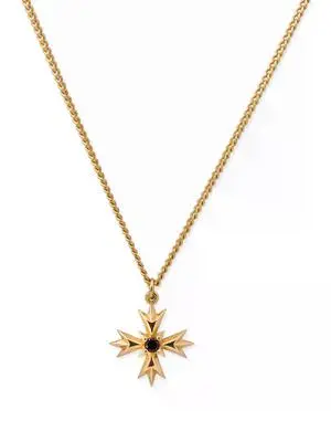 Emanuele Bicocchi Crest Crystal Necklace - Gold