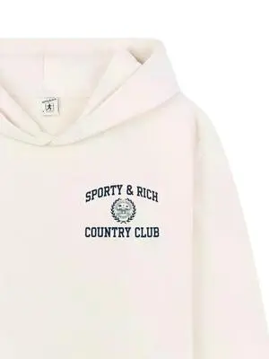 SPORTY & RICH Varsity Crest Hoodie