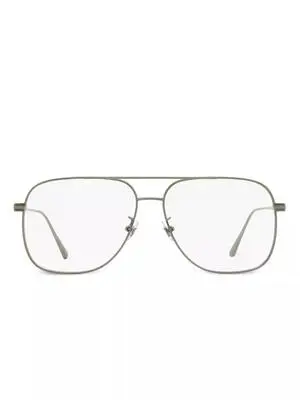 Omega Pilot Frame Glasses - Silver