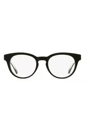 Omega Pantos-frame Glasses - Black