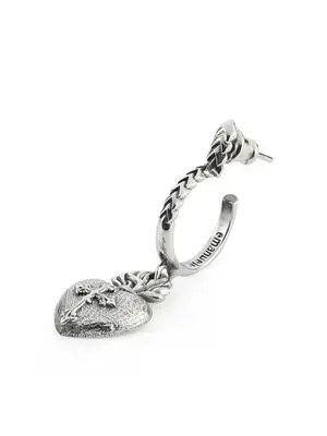 Emanuele Bicocchi Sacred Heart Earring - Silver
