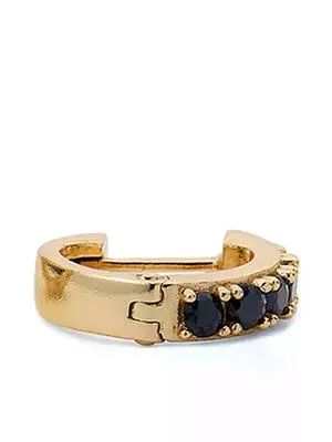 Emanuele Bicocchi Crystal Hoop Earrings - Gold