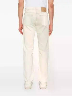 AMI Paris Logo-patch Jeans - Neutrals