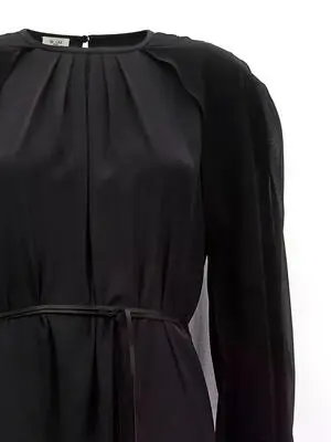 DI.LA3 PARI' Di.la3 Pari Cape-insert Maxi Dress
