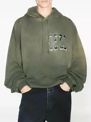 032C Spliced Bubble Hoodie