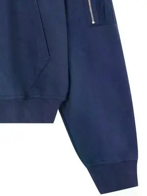 STUDIO TOMBOY Hooded Zip-up Sweatshirt - Blue